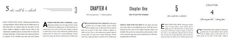 Book Formatting Templates – DIY Book Covers